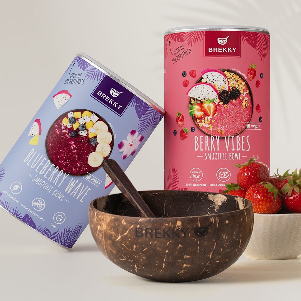 Smoothie Bowl 2-pack proefpakket met gratis kokosnoot bowl | Ontbijtkom ...